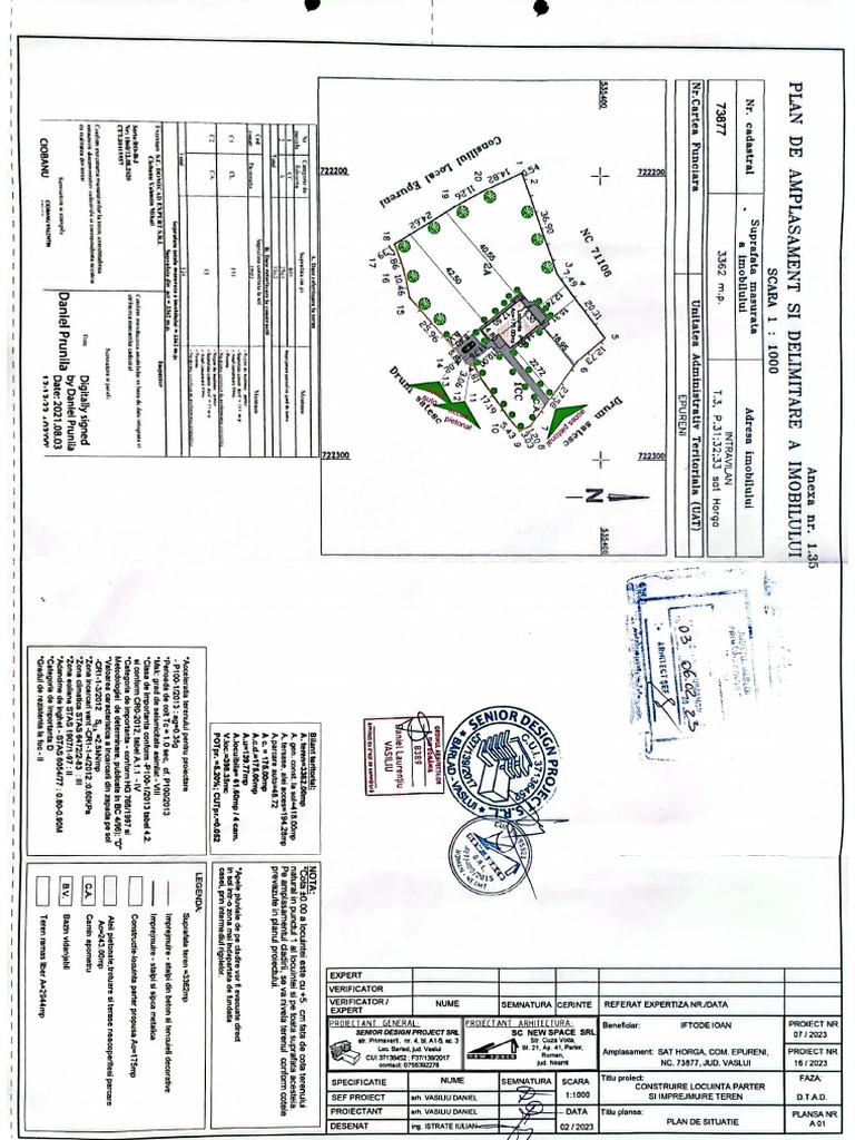 Plan de Situatie DTAC Iftode | PDF