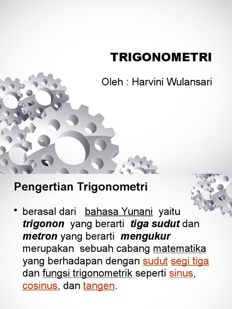 01 Trigonometri | PDF