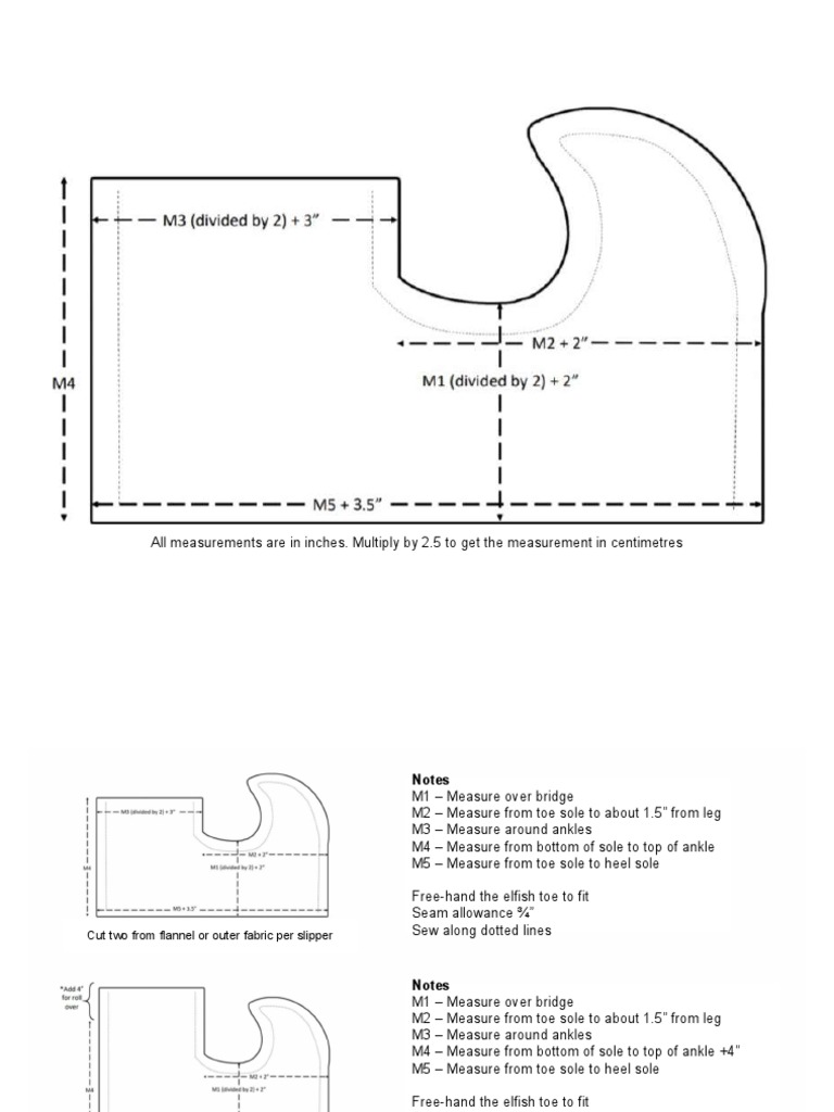 Elf Slipper Pattern Updated | PDF