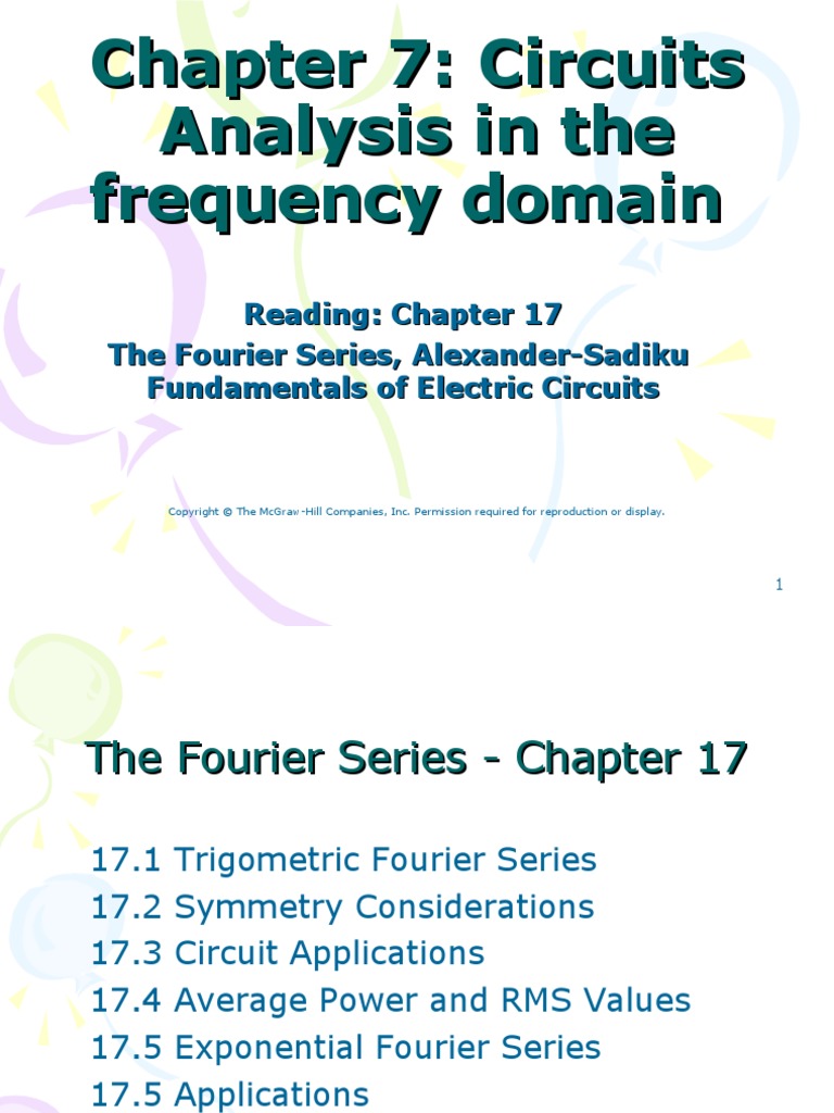 LMH Chapter7-Part1 | PDF | Fourier Series | Fourier Transform