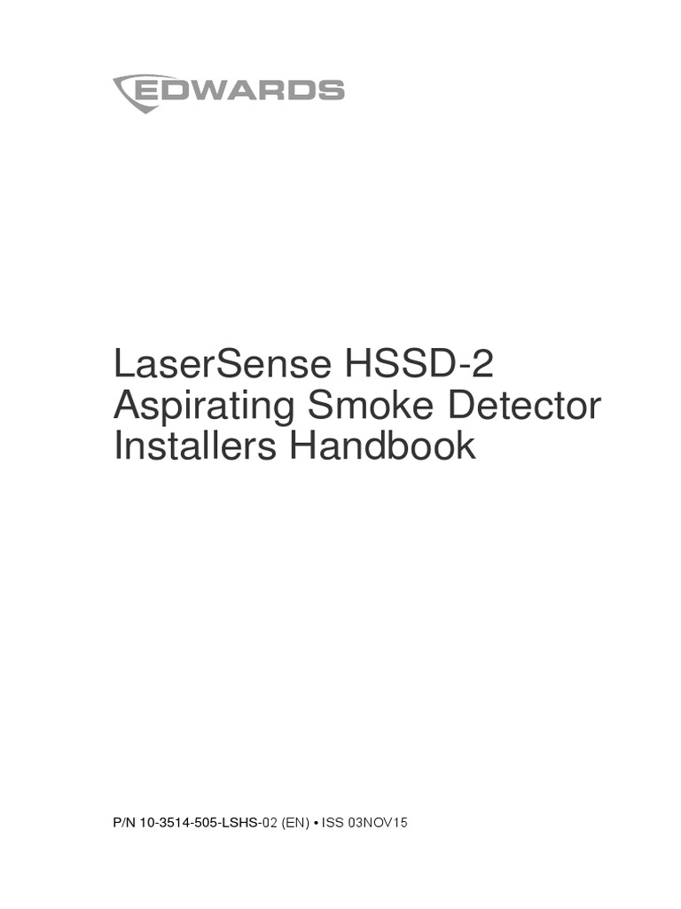 10-3514-505-LSHS-02 LaserSense HSSD-2 Detector Installers Handbook ...