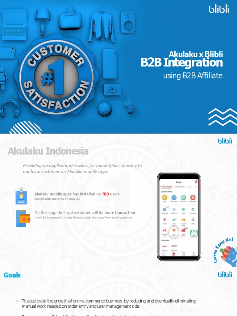 Akulaku X Blibli Project Deck | PDF | Point Of Sale | Mobile App