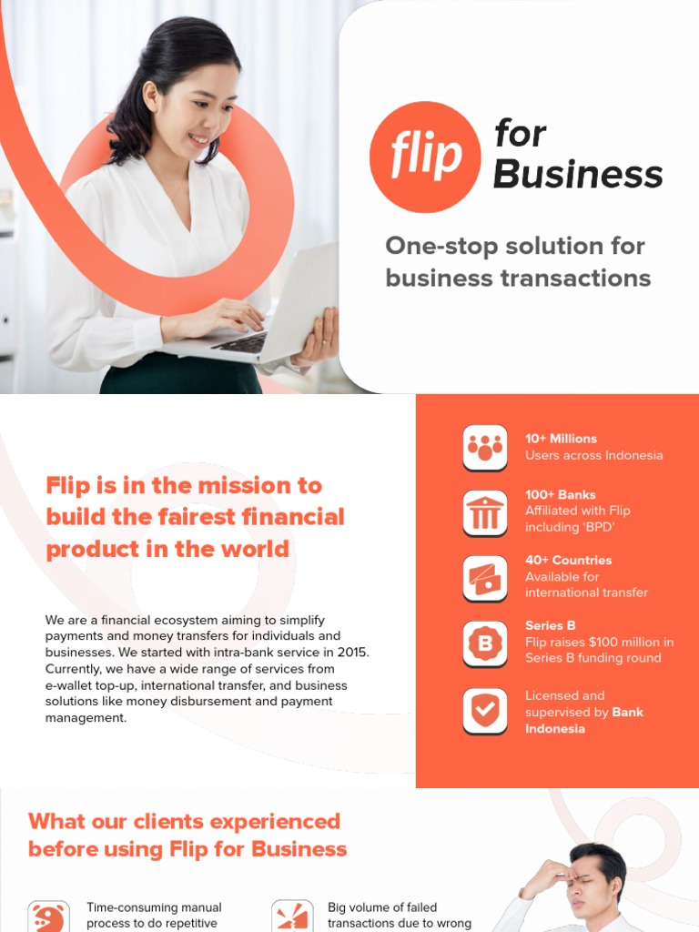 Streamline Business Transactions with Flip | PDF | Payments | Wire Transfer
