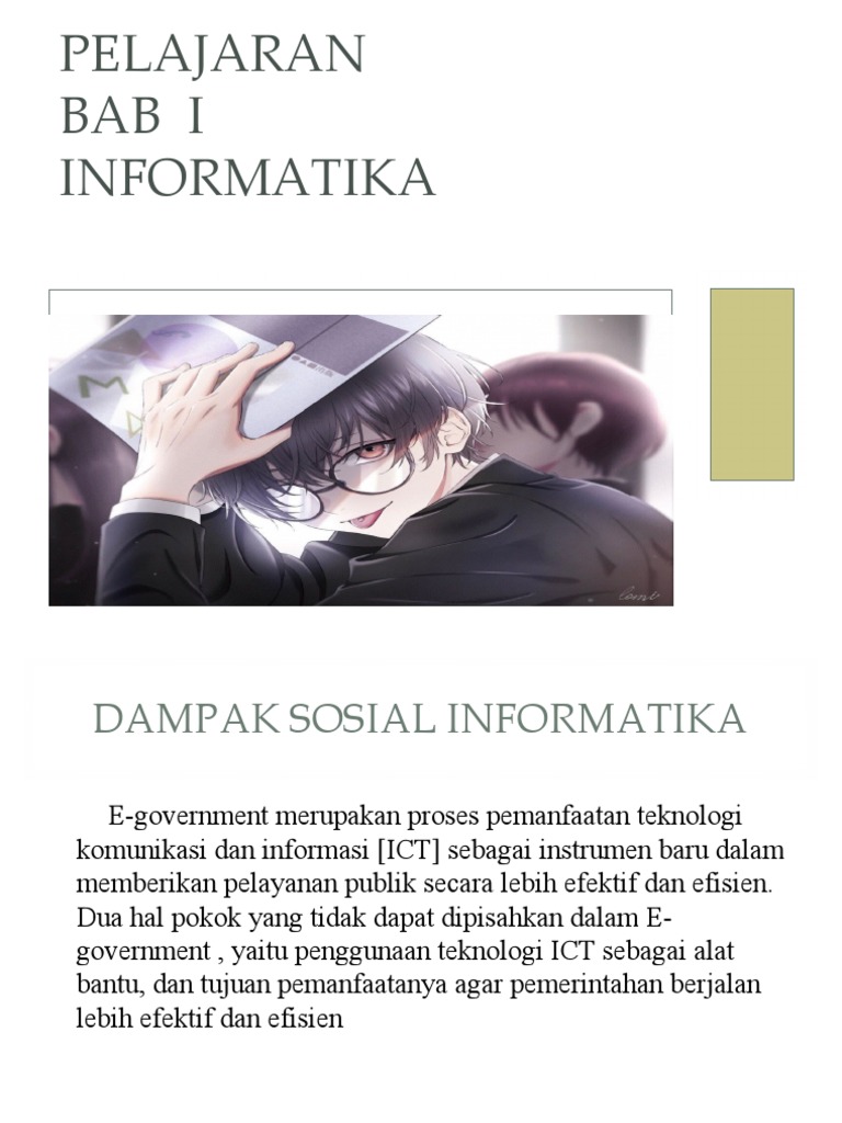 Dampak Sosial Informatika End | PDF