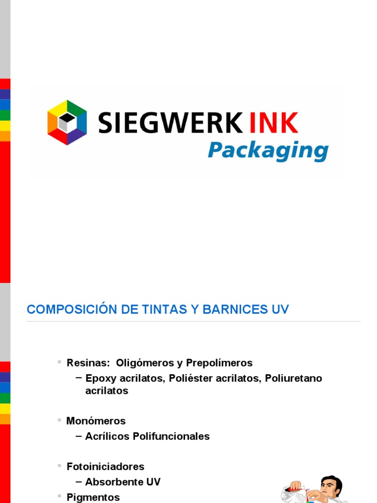 Composición y Curado de Tintas UV | PDF | Ultravioleta | Química