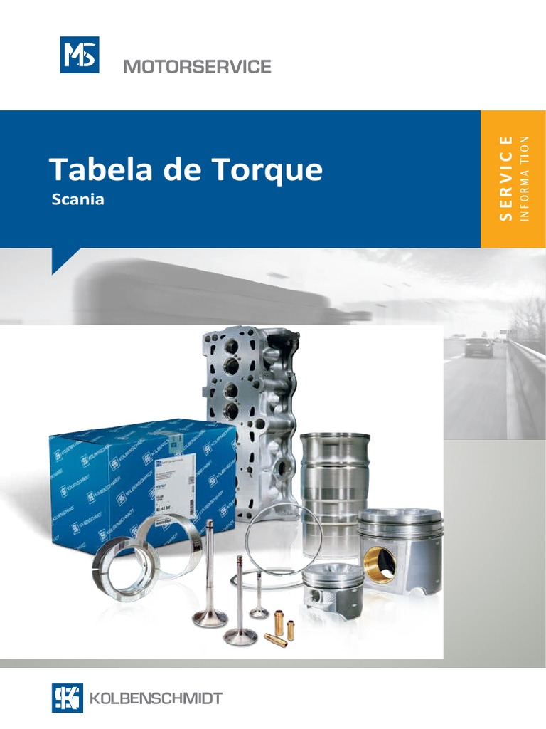 Tabela de Torque Scania | PDF | Motores | Qualidade (negócios)