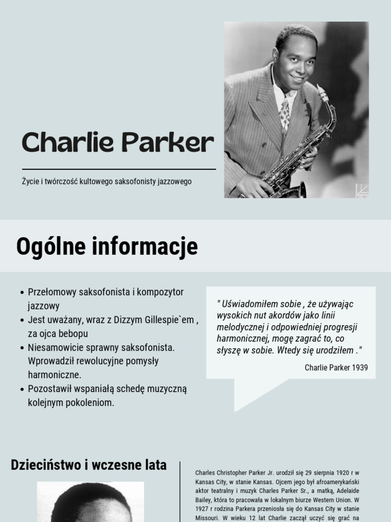 Charlie Parker | PDF