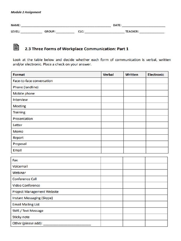 Module 2 Assignment 2.3 | PDF