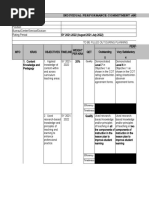 New IPCRF 2022 2023 Template | PDF | Goal | Educational Assessment