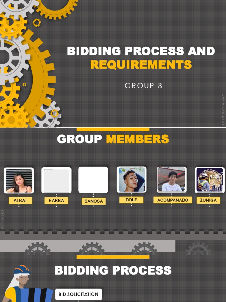 Bidding Process and Requirements | PDF | Construction Bidding | Request For Proposal