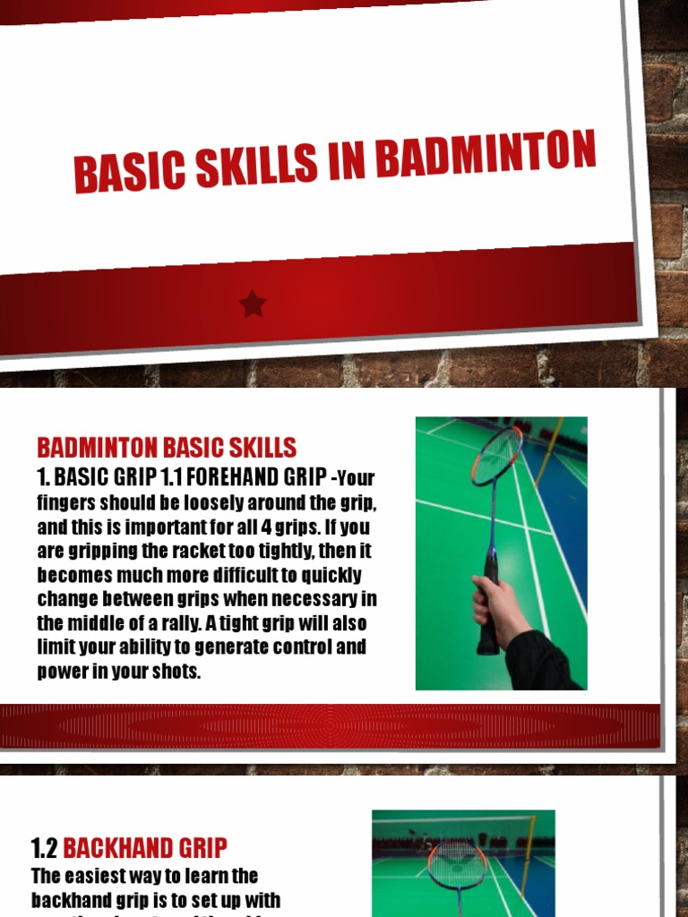 Essential Badminton Skills Guide | PDF | Sports | Ball Games