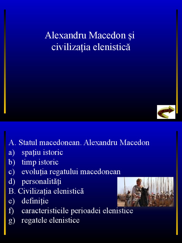 Alexandru Macedon Și Civilizația Elenistică | PDF