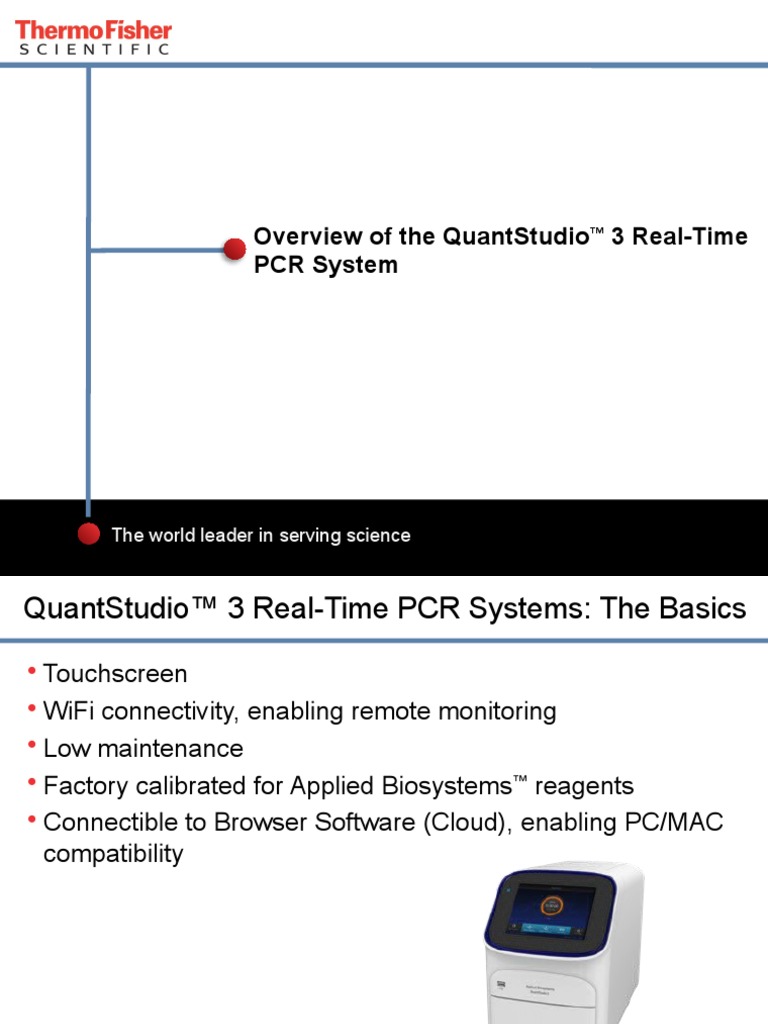 Overview of The QuantStudio® 3 System - Rev2 - LA19507 | PDF | Wi Fi ...