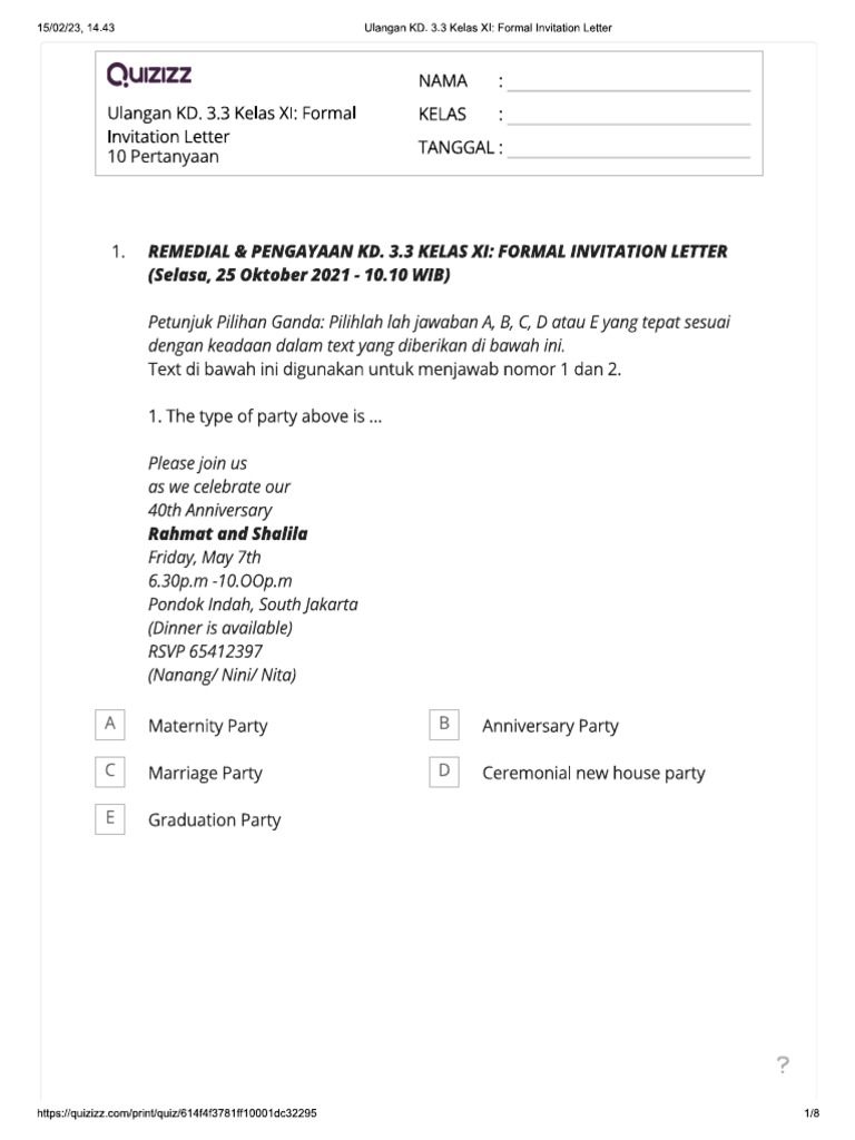 Pilihan Ganda Chapter 3 | PDF