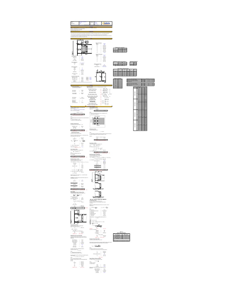 Extended Single Plate Connection - Rev C | Download Free PDF | Screw ...