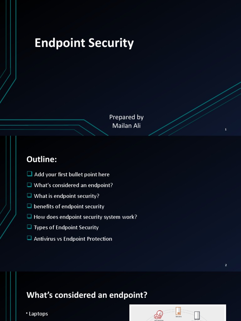 Endpoint Security | PDF | Security | Computer Security