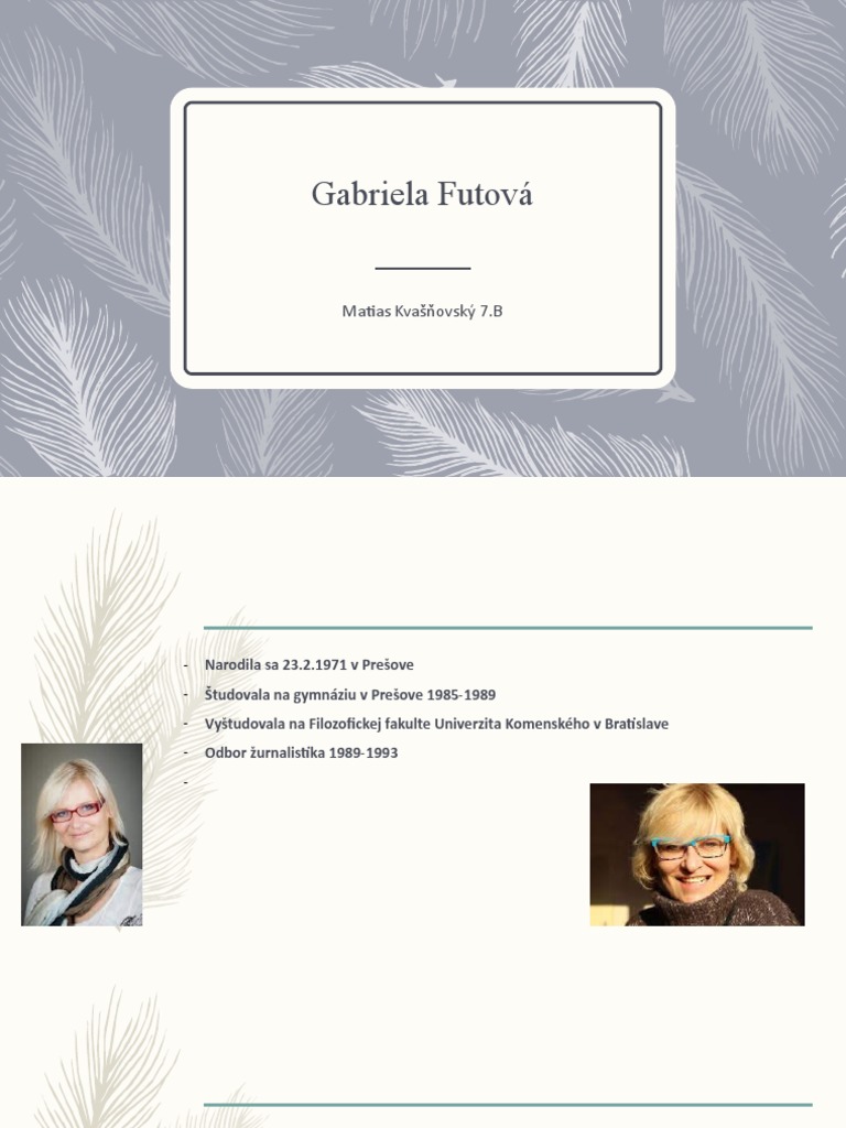 Gabriela Futová | PDF
