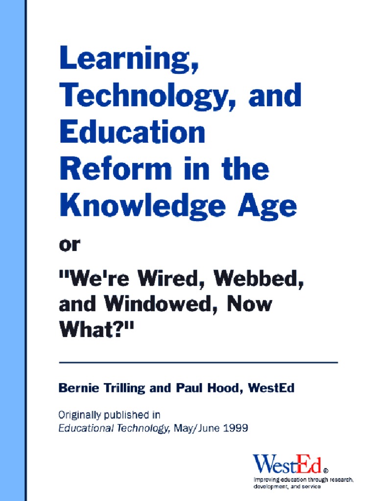 Learning Technology and Education Reform in The Knowledge Age | PDF ...
