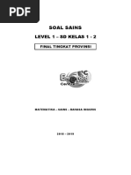 Soal KSNR Kelas 2 Babak Penyisihan | PDF