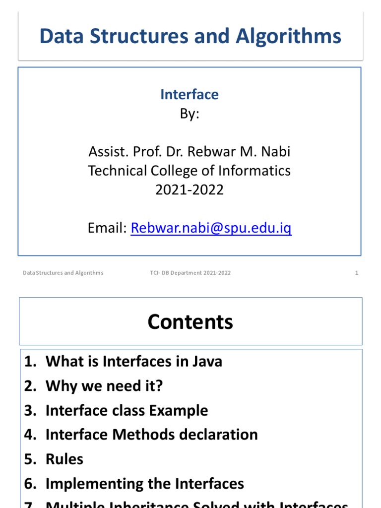 Interfaces Pdf Class Computer Programming Method Computer Programming 6176