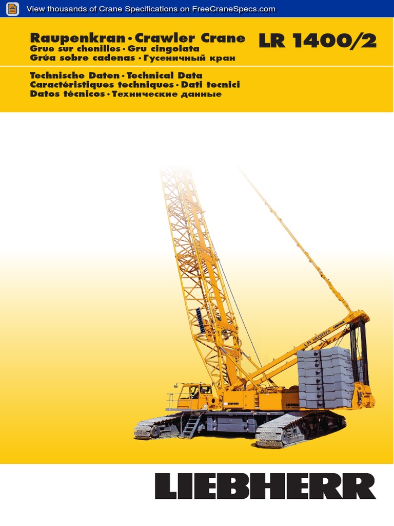 Liebherr LR 1400 2 | PDF