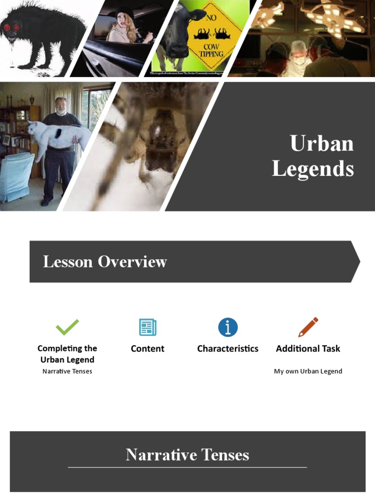 Urban Legends Narrative Tenses Guide | PDF | Grammatical Tense ...