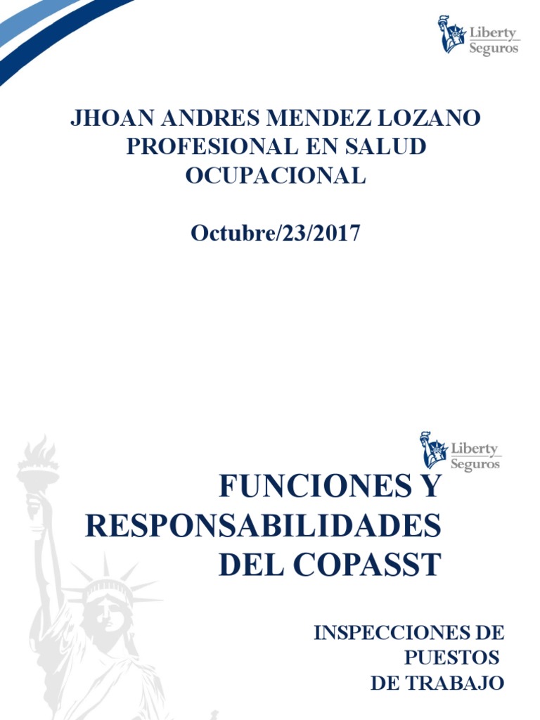 Copasst-Inspecciones SST | PDF | Seguridad y salud ocupacional | Riesgo