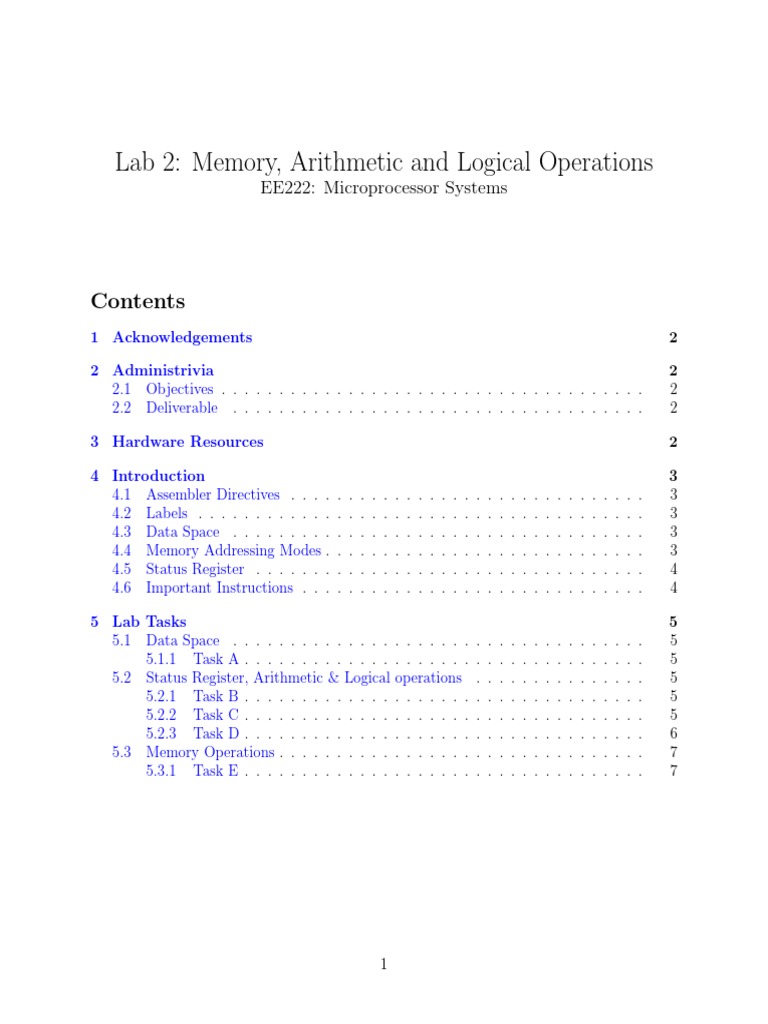 Lab 02 Pdf Assembly Language Binary Coded Decimal 3120