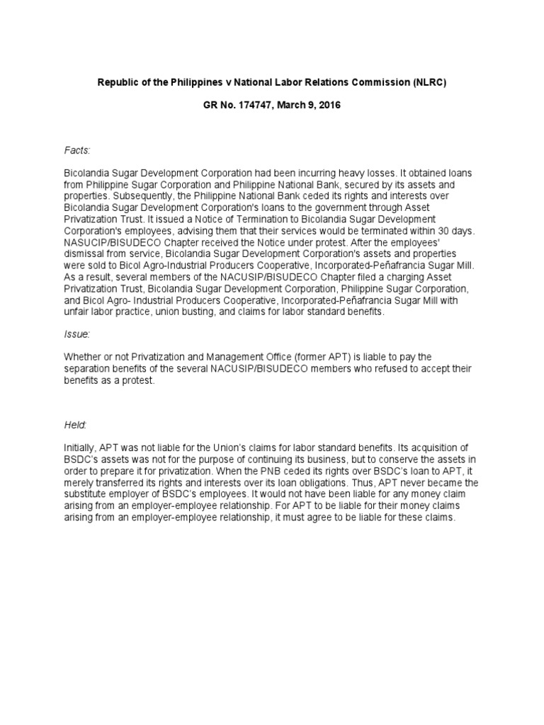 27 - Republic of The Philippines V National Labor Relations Commission ...