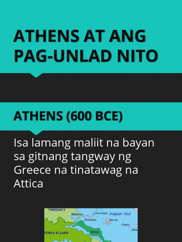 Athens at Ang Pag-Unlad Nito | PDF