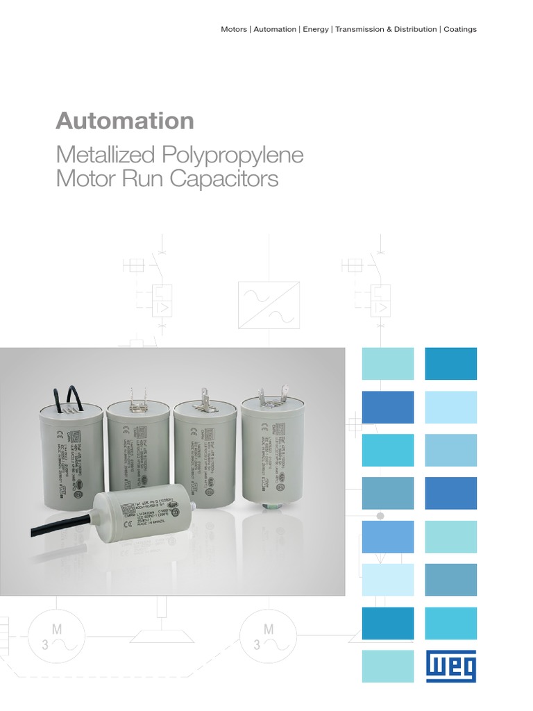 WEG 50076226 Metallized Polypropylene Motor Run Capacitors en | PDF ...