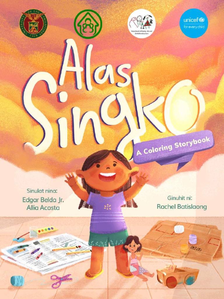 Alas Singko Filipino Storybook - Coloring Book Version | PDF