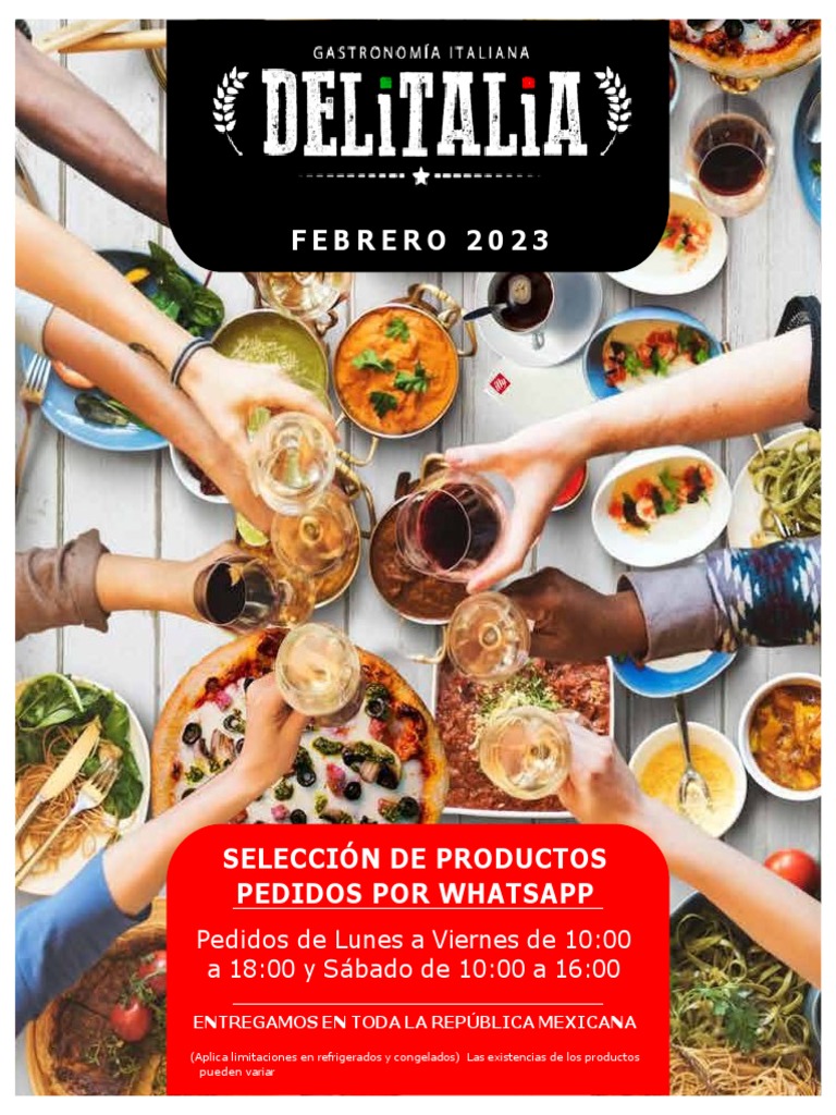 DELITALIA Selecciones Febrero 2023 1 | PDF | Pizza | Cocina mediterranea
