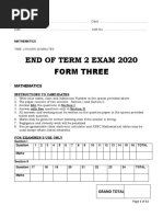 End Term 2 Maths F 2 | PDF | Area | Teaching Mathematics