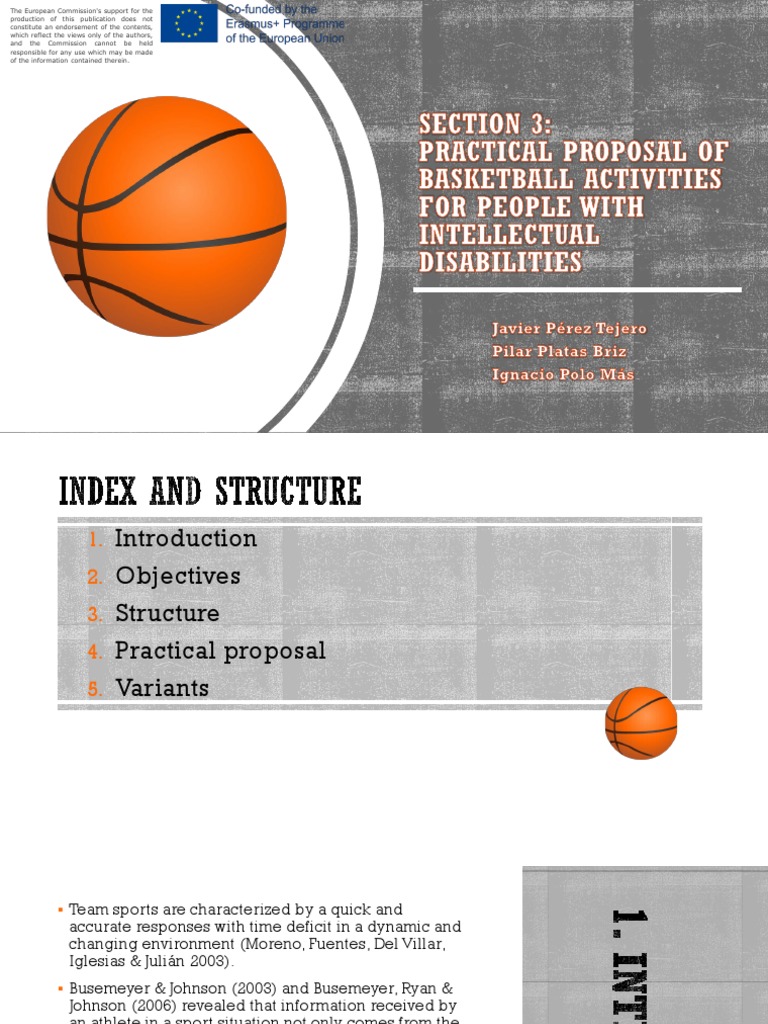 Practical Proposal of Basketball Activities for People with ...