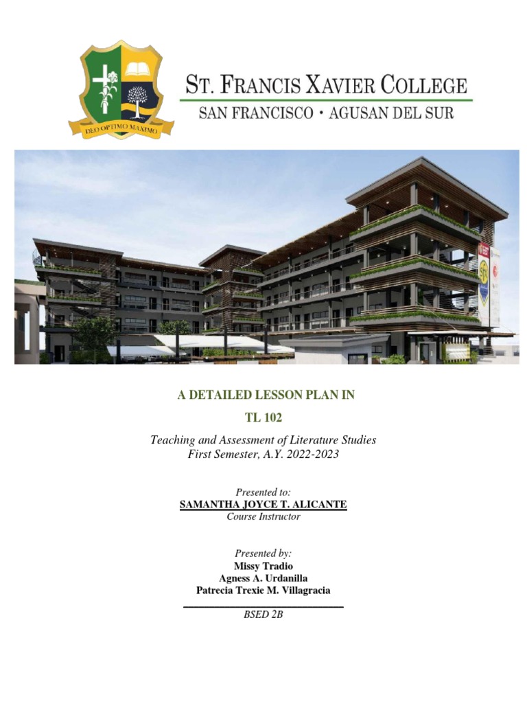 Villagracia's Group Lesson Plan For TL 102 | PDF | Cupid | Grammatical ...