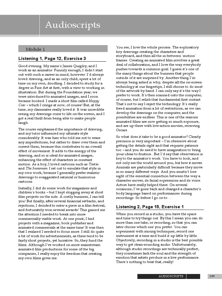 006 Expert Proficiency Audioscripts | PDF | Laughter