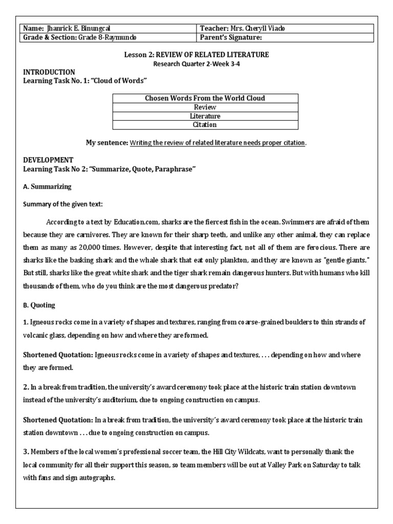 Research Week 3-4 | PDF