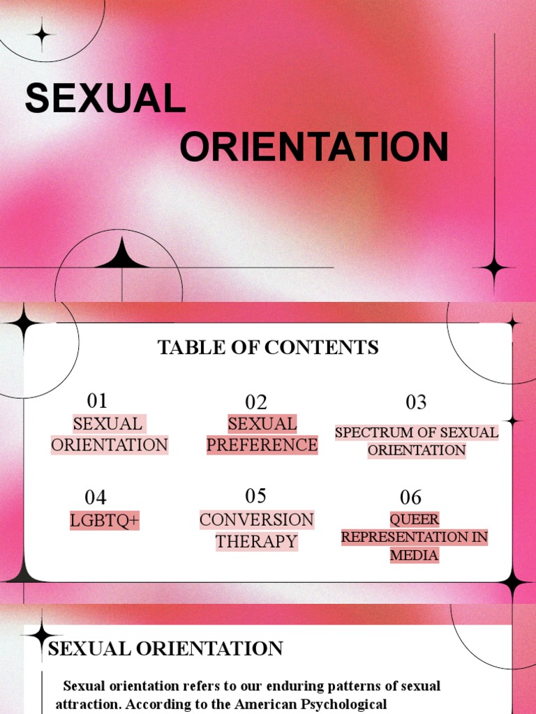 Sexual Orientation | PDF | Sexual Orientation | Heterosexuality