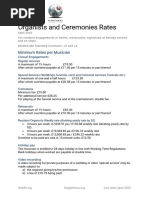 UK Theatre Musicians Union Rates 2023-2026 | PDF