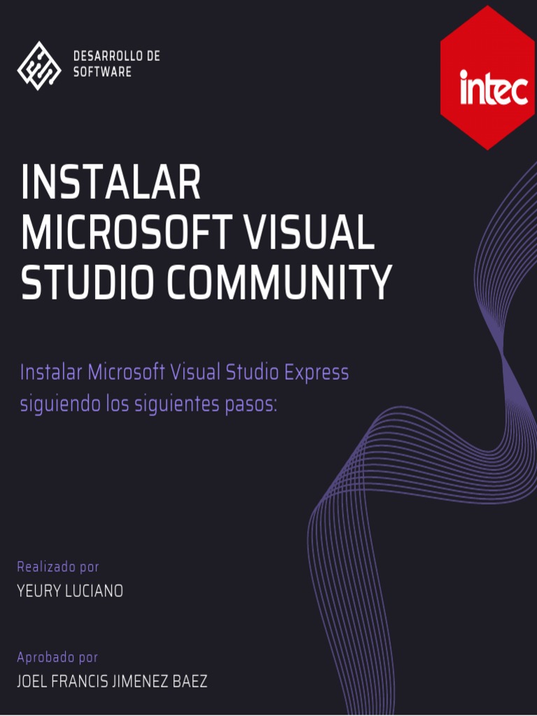 Pasos para Instalar Visual Studio PDF | PDF