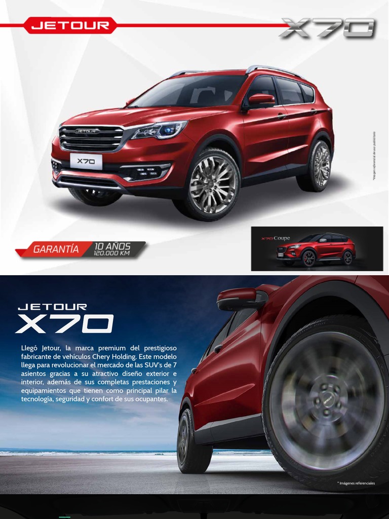 Catálogo Jetour X70 | PDF | Transporte | Vehículo de motor
