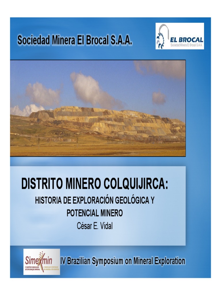 Colquijirca | PDF | Recurso | Átomos