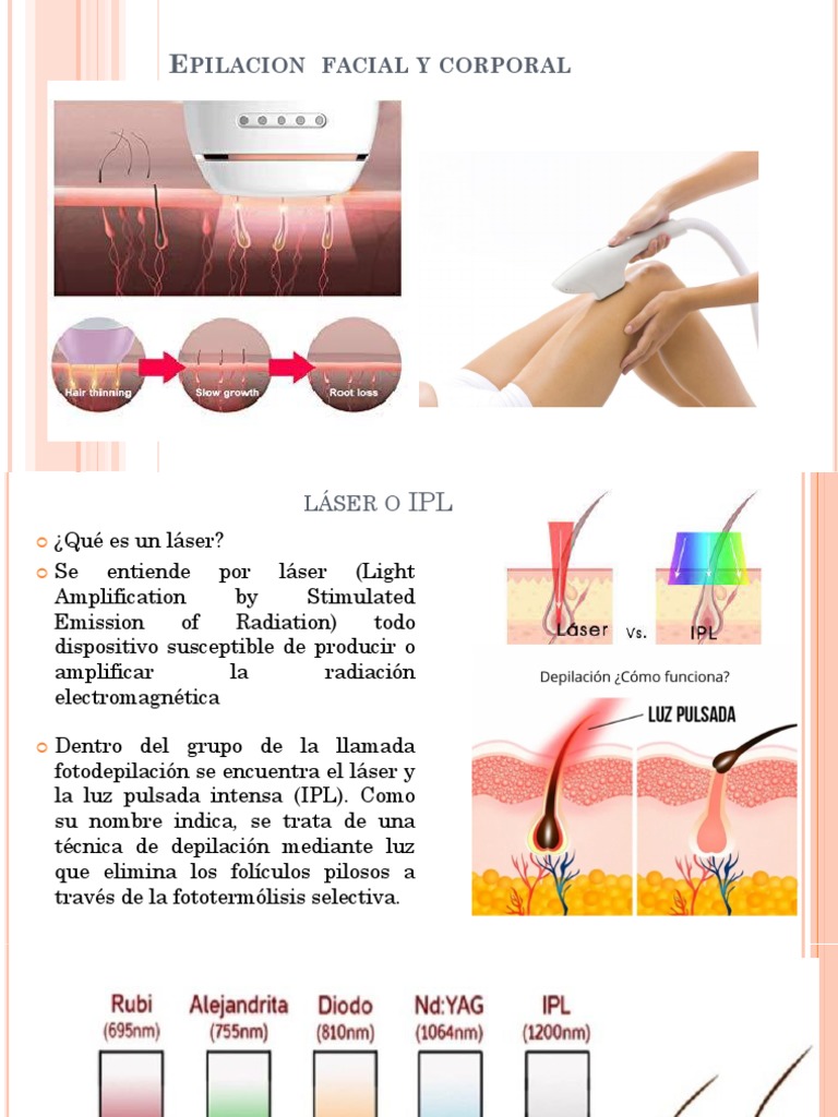 Depilación Láser e IPL: Guía Completa | PDF | Pelo | Láser