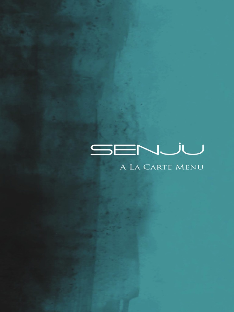 Senju Edsa Shang Menu | PDF | Sushi | Food Ingredients