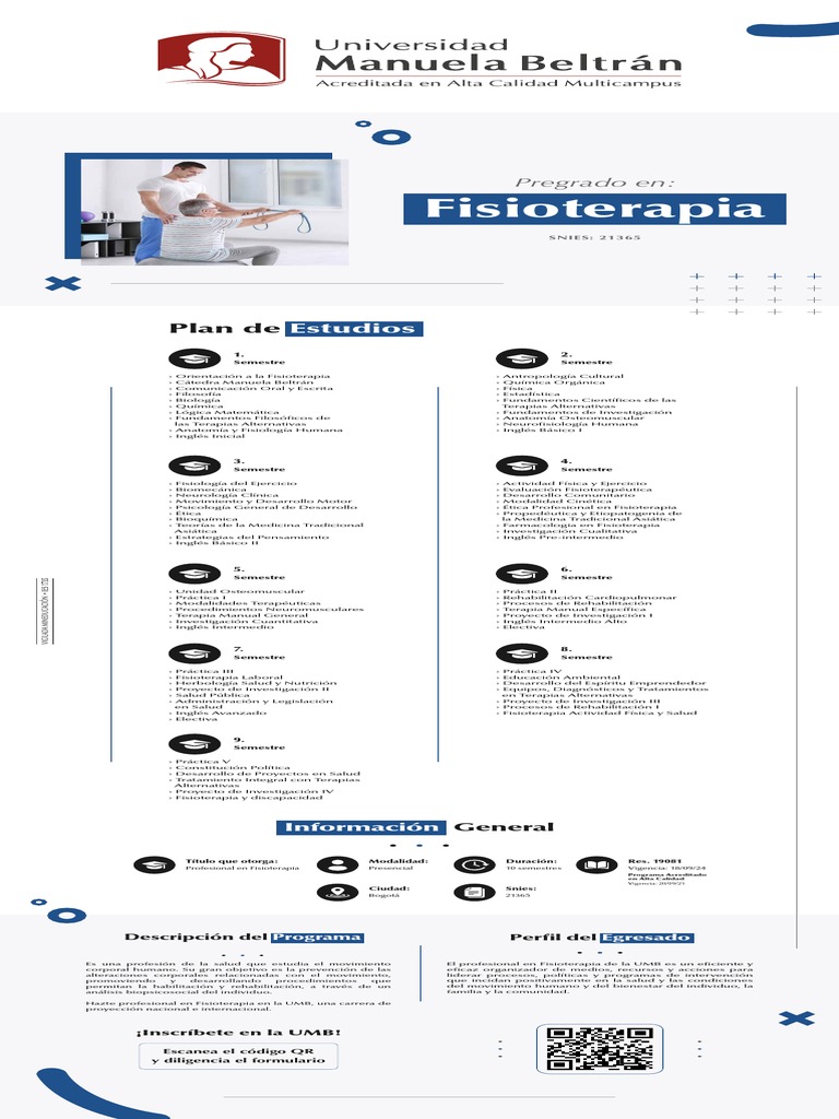 Fisioterapia UMB | PDF | Terapia física | Cuidado de la salud