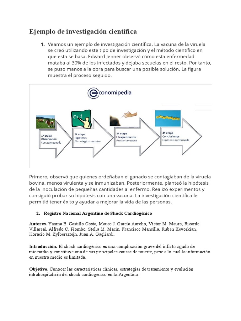 Ejemplo de Investigación Científica | PDF | Viruela | Vacunas