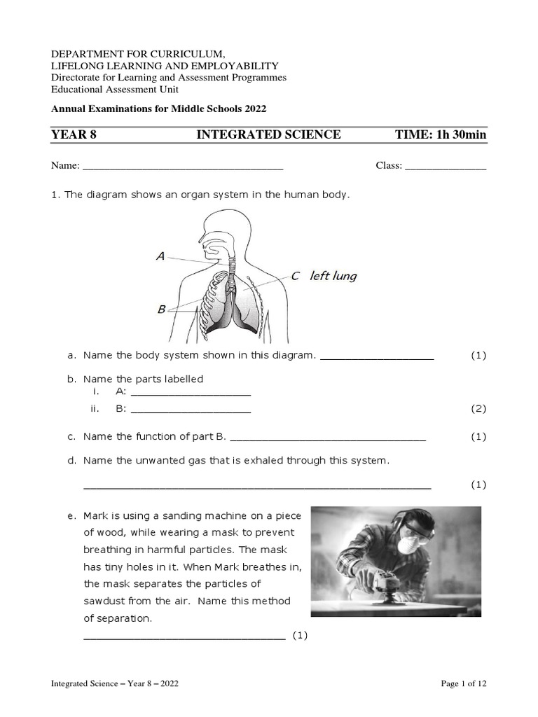 Integrated Science Yr08 2022 | PDF | Earth | Recycling