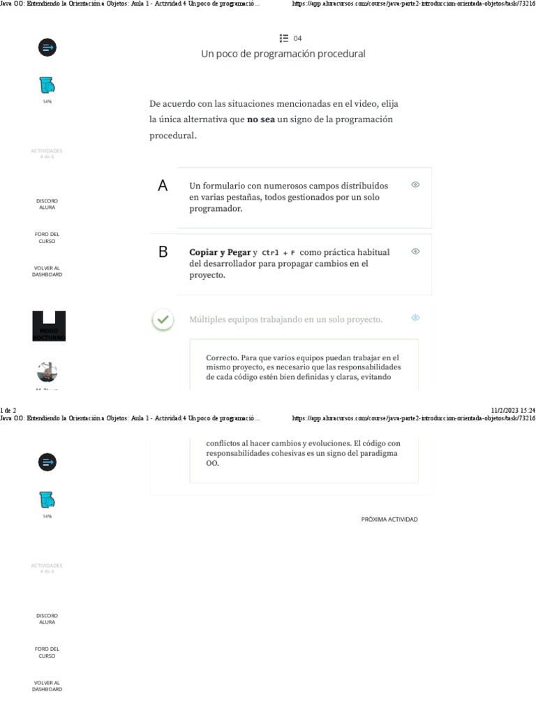 Java OO Entendiendo La Orientación A Objetos Aula 1 - Actividad 4 Un ...