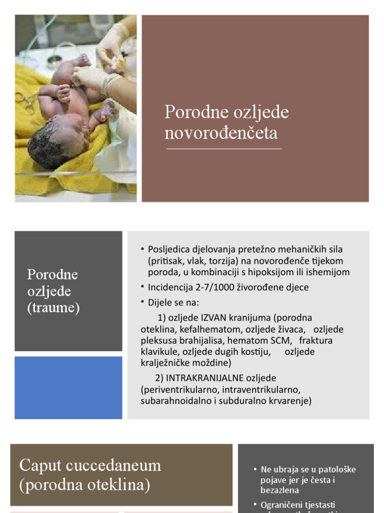 Porodne Ozljede Novorođenčeta-1 | PDF